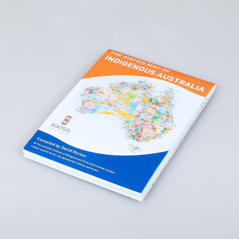 A1 AIATSIS indigenous Folded Map - Small – Australian Museum Shop
